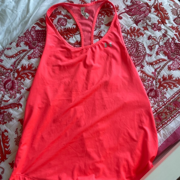 Under Armour | Tops | Neon Pink Under Armour Tank Top | Poshmark